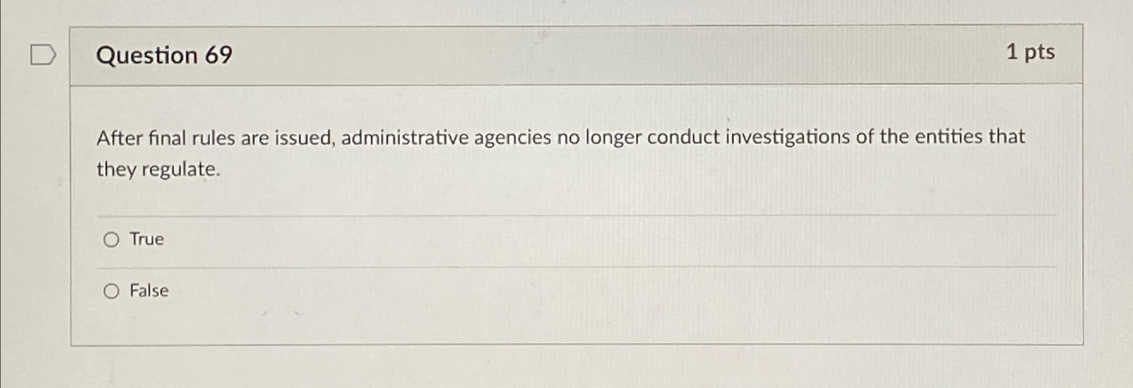 Solved Question 691ptsAfter final rules are issued, | Chegg.com
