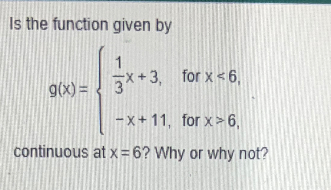 Solved Is the function given | Chegg.com