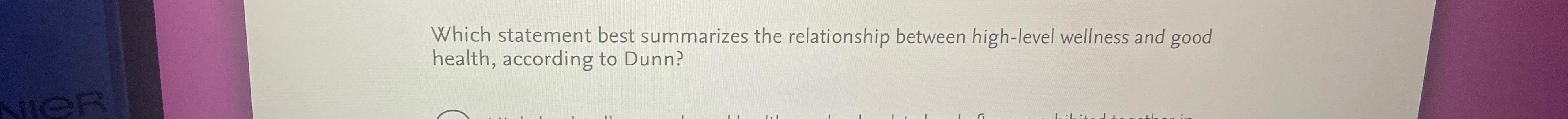 Solved Which statement best summarizes the relationship | Chegg.com