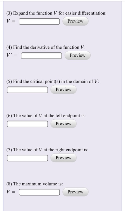 Solved Open-box Problem. An open-box (top open) is made from | Chegg.com