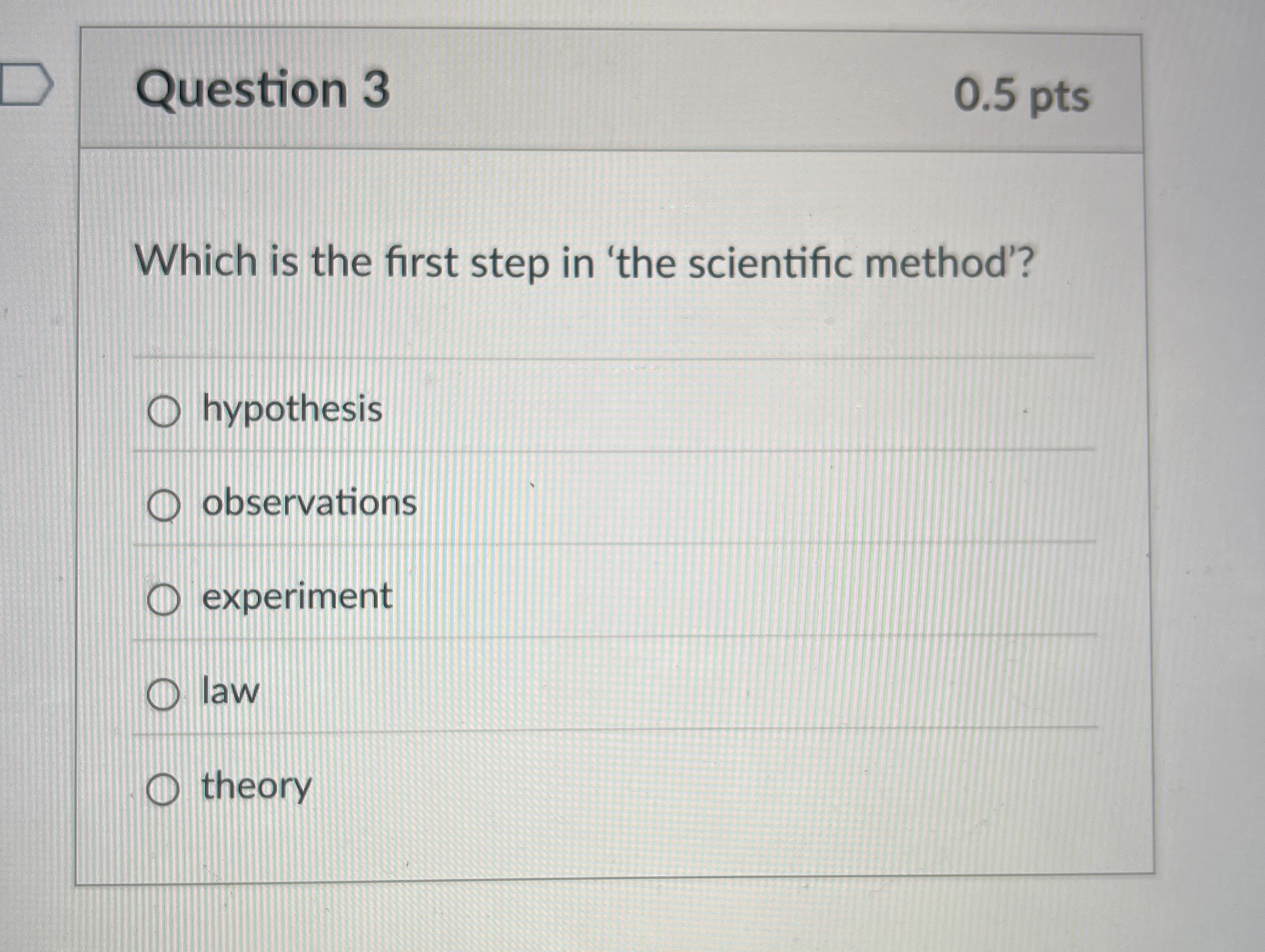 Solved Question 30.5 ptsWhich is the first step in 'the | Chegg.com Solved Question 30.5 ptsWhich is the first step in 'the | Chegg.com