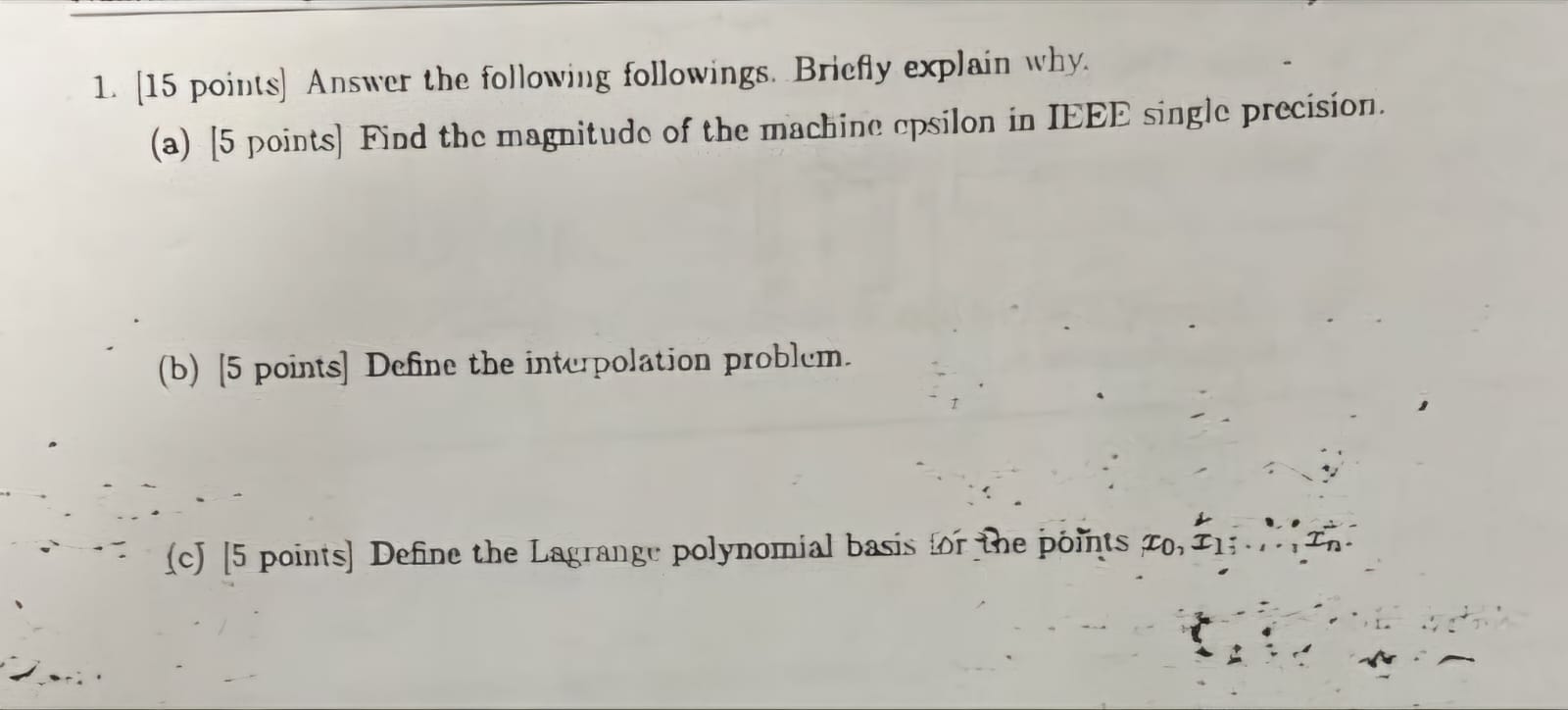 Solved questions of numerical analysis | Chegg.com