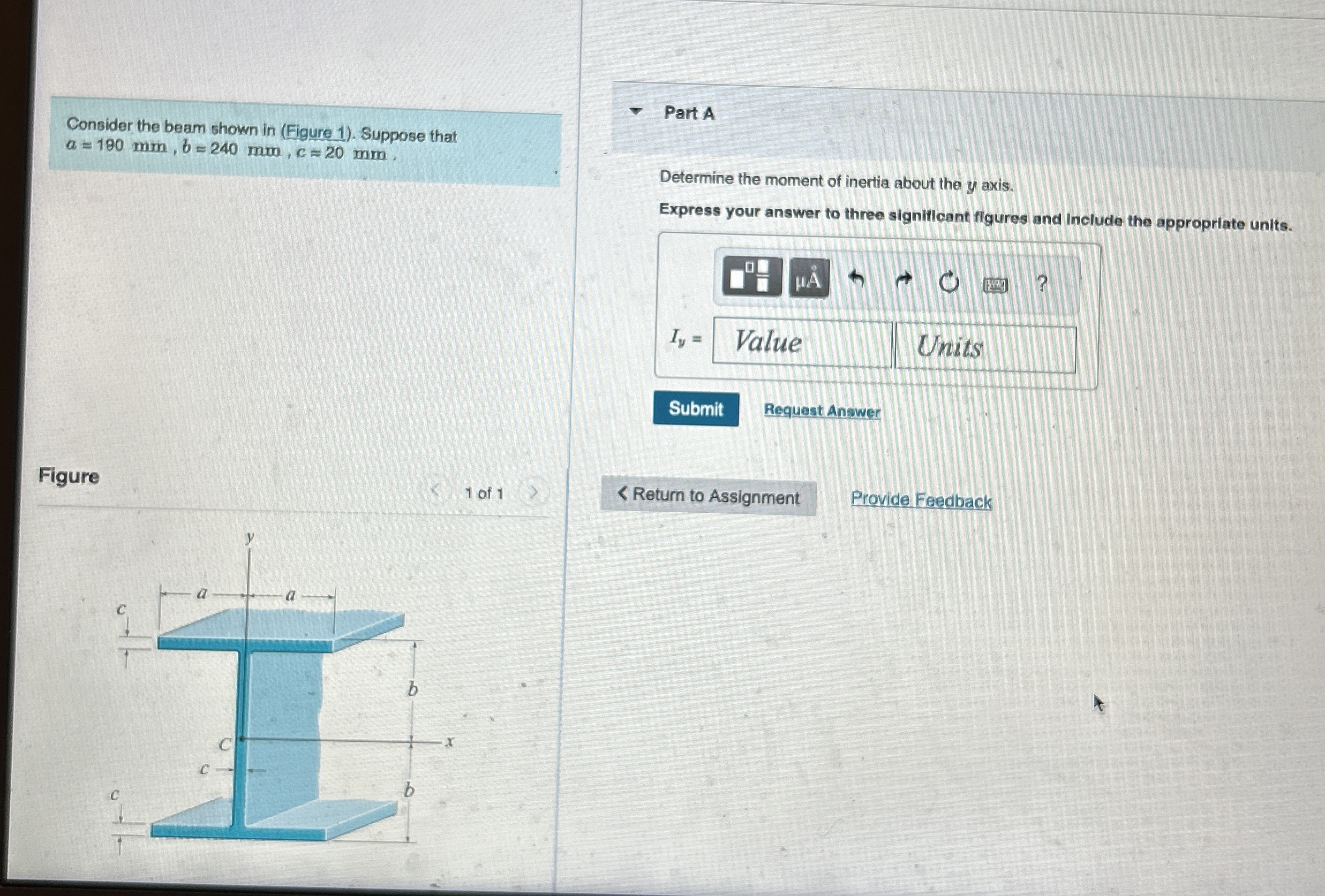 Solved Consider the beam shown in (Figure 1). ﻿Suppose that | Chegg.com