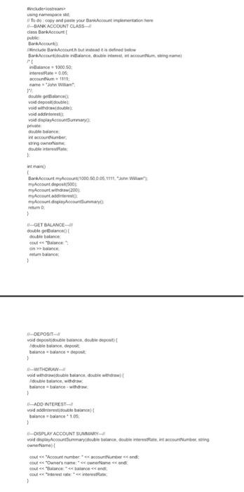 Solved CSE 110 Lab 7: Object design and writing classes | Chegg.com
