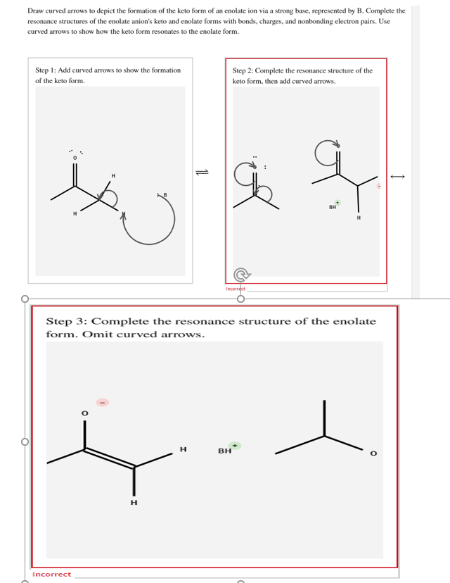 Draw curved arrows to depict the formation of the | Chegg.com