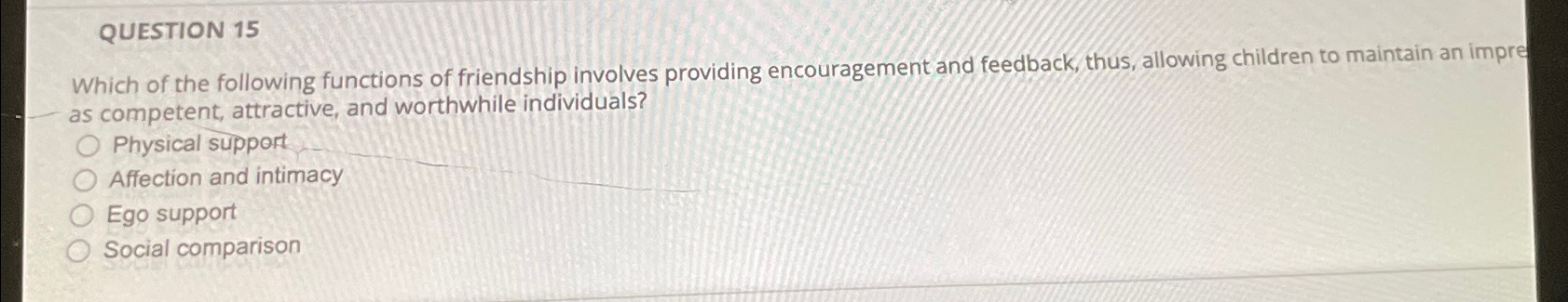 Solved QUESTION 15Which of the following functions of | Chegg.com