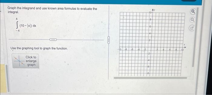 Solved Graph the integrand and use known area formulas to | Chegg.com