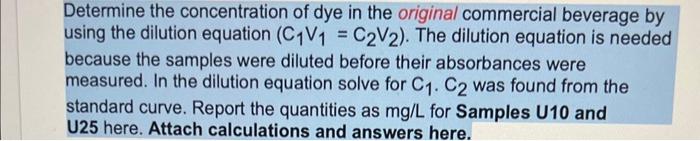 [Solved]: v Preparation of the Commercial Beverage Samples