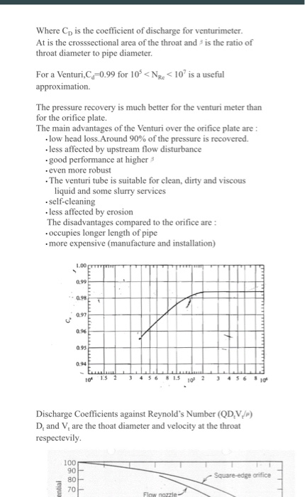 Solved Theory Experiment No.4: Flow through Venturi meter | Chegg.com