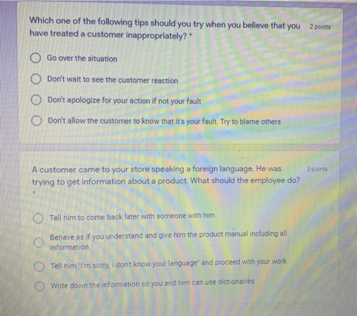 Solved An example of negative motivation is: * 3 points If | Chegg.com