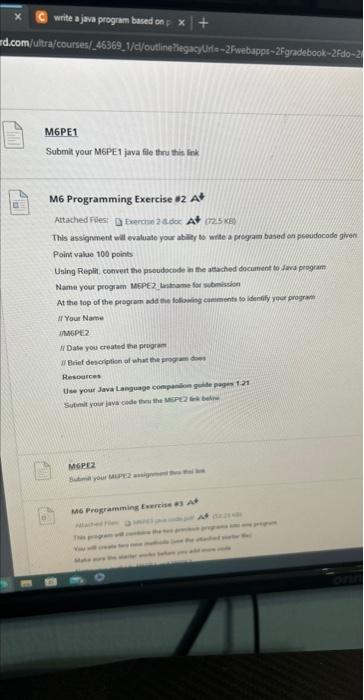 help woth this java program plz PS: I WILL BE USING | Chegg.com