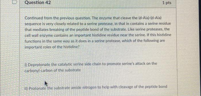 Solved Continued from the previous question. The enzyme that | Chegg.com