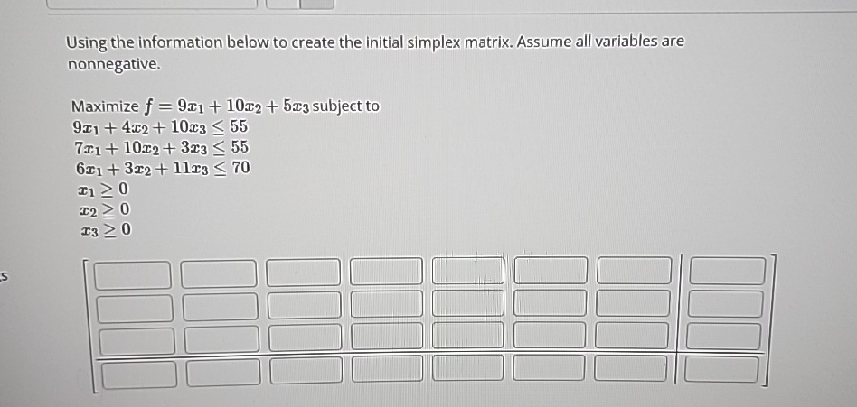 Using the information below to create the initial | Chegg.com