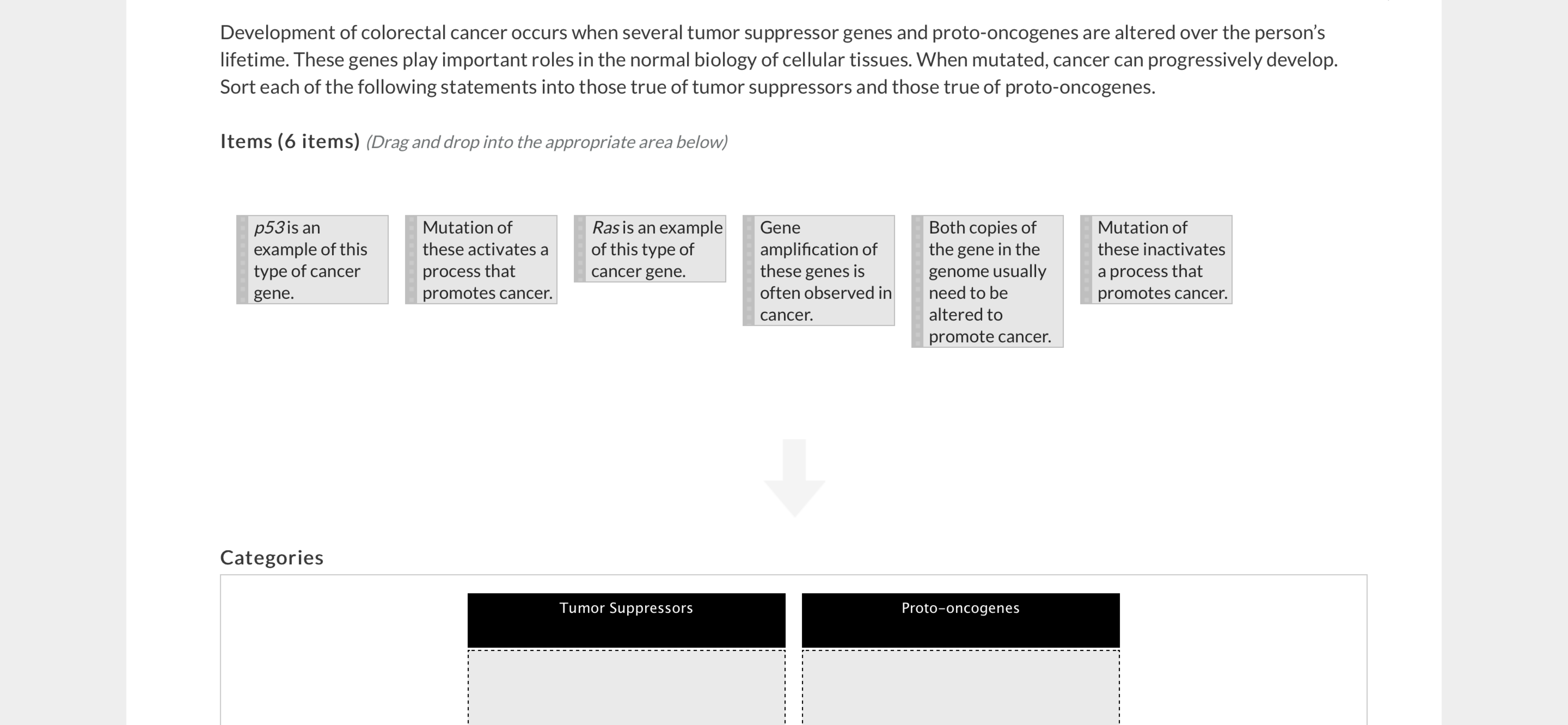 Solved Development of colorectal cancer occurs when several | Chegg.com