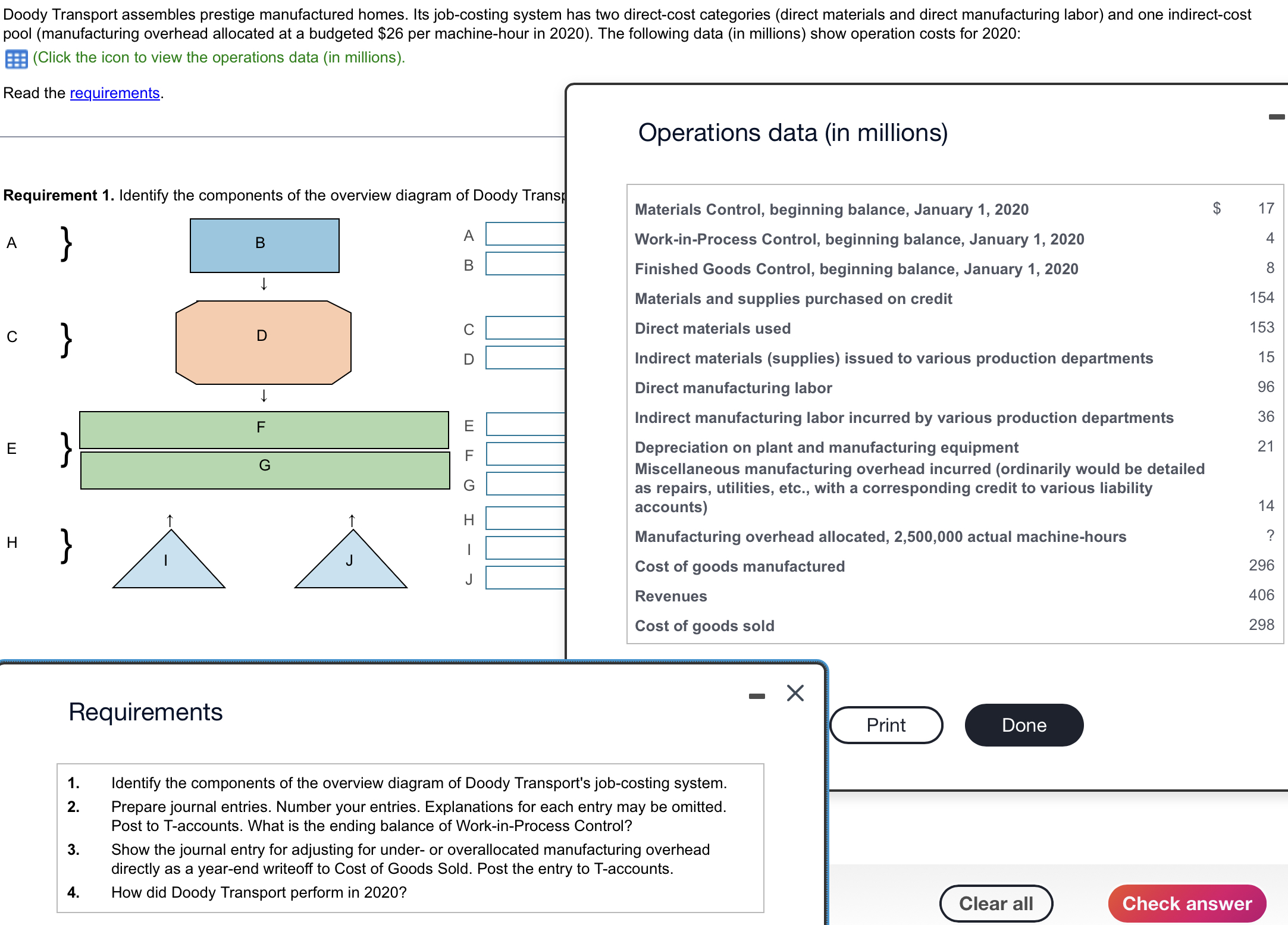 Doody Transport assembles prestige manufactured | Chegg.com