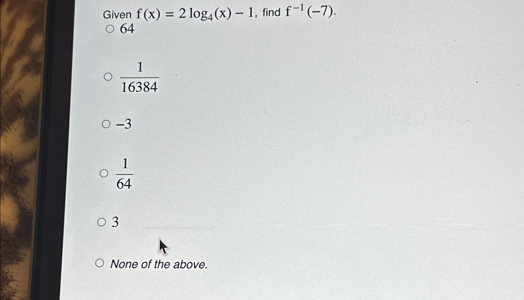 Solved Given F X 2log4 X 1 ﻿find