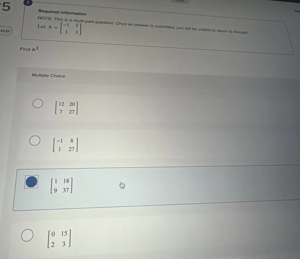 Solved Required informationNOTE: This is a multi-part | Chegg.com