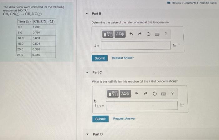 Solved Review Constants 1 Periodic Table v Part B Determine | Chegg.com