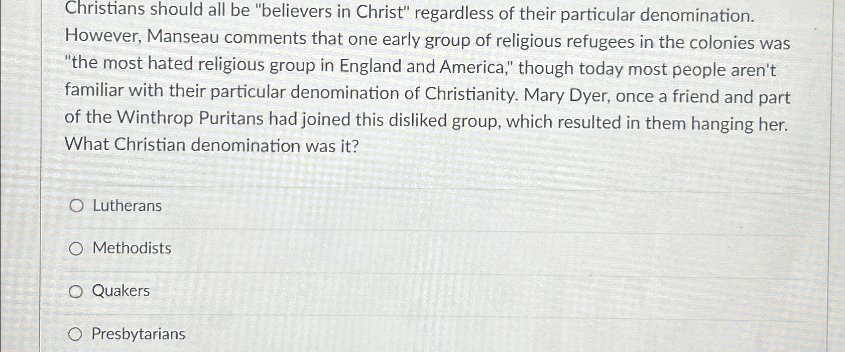 Solved Christians should all be "believers in Christ" | Chegg.com