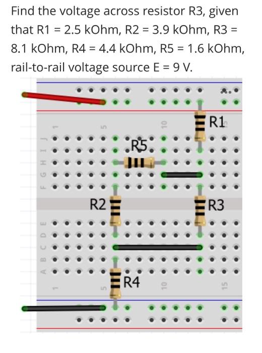 Solved Find the voltage across resistor R3, given that | Chegg.com