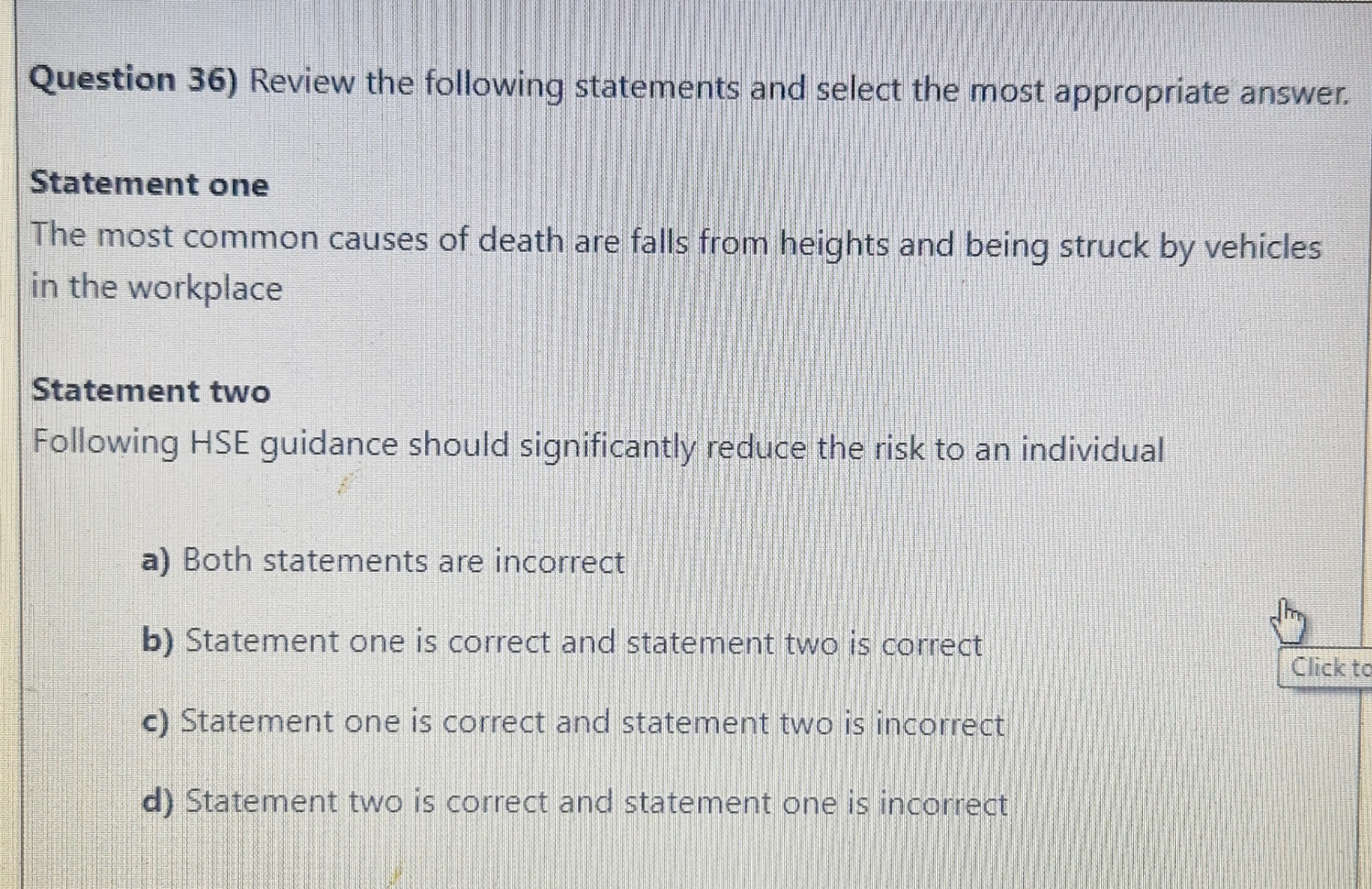 Solved Question 36) ﻿Review the following statements and | Chegg.com