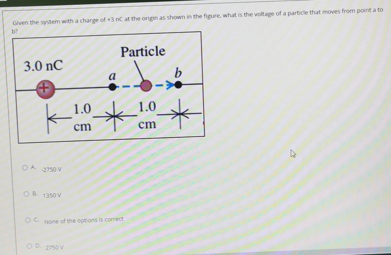 Solved Given the system with a charge of \\( +3 \\mathrm{nC} | Chegg.com