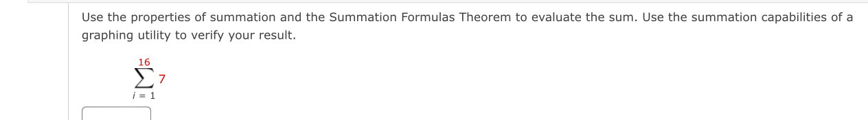 Solved Use The Properties Of Summation And The Summation
