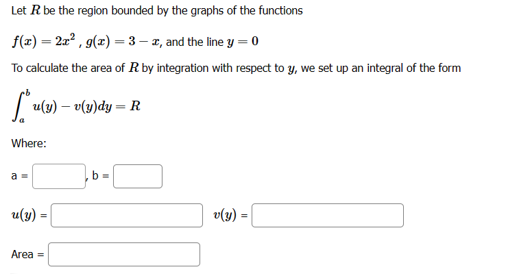 Solved Let R ﻿be the region bounded by the graphs of the | Chegg.com
