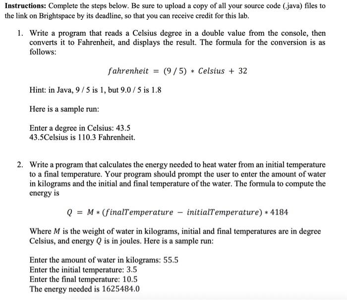 Solved nstructions: Complete the steps below. Be sure to | Chegg.com