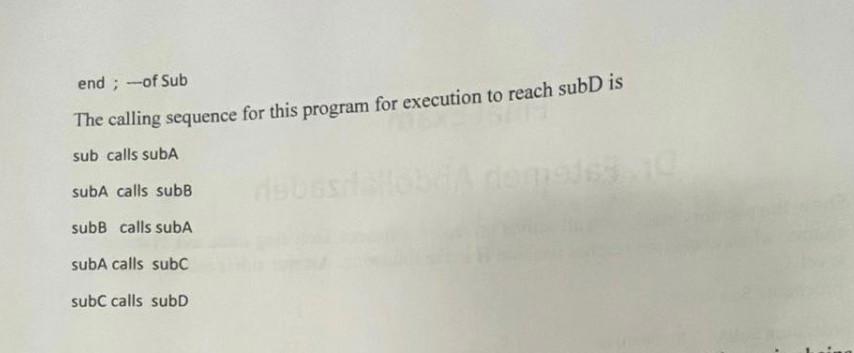 Solved 1. Show the memory stack with all activation record | Chegg.com