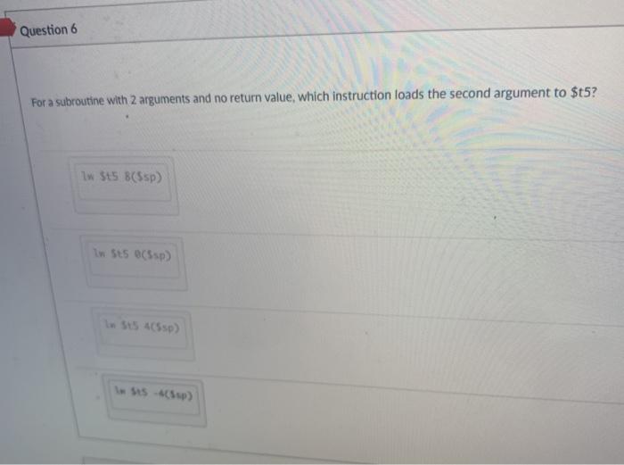 Solved rect Question 1 Given the instruction sequence below, | Chegg.com