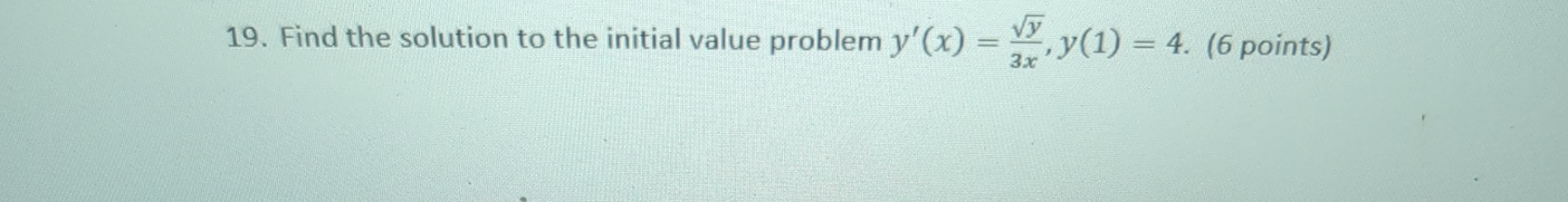 Solved Find the solution to the initial value problem | Chegg.com