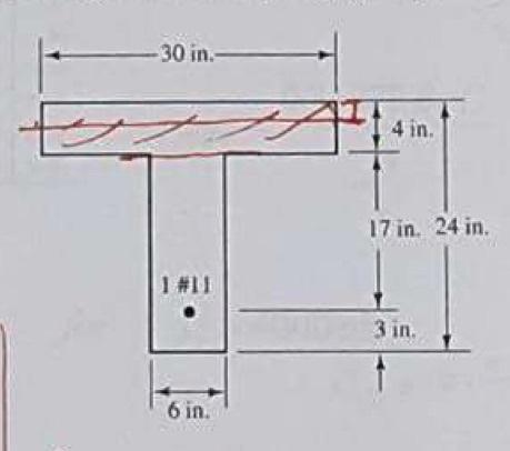 Solved For the beam shown below given fc=4ksi,fy=60ksi. (a) | Chegg.com