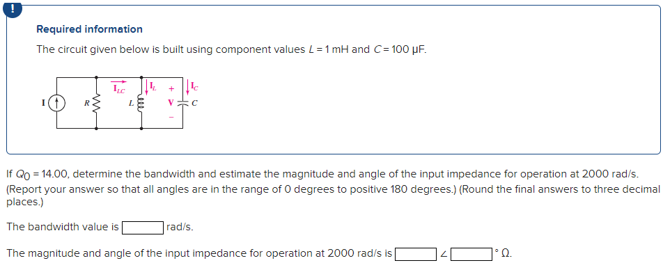 Solved The circuit given below is built using component | Chegg.com