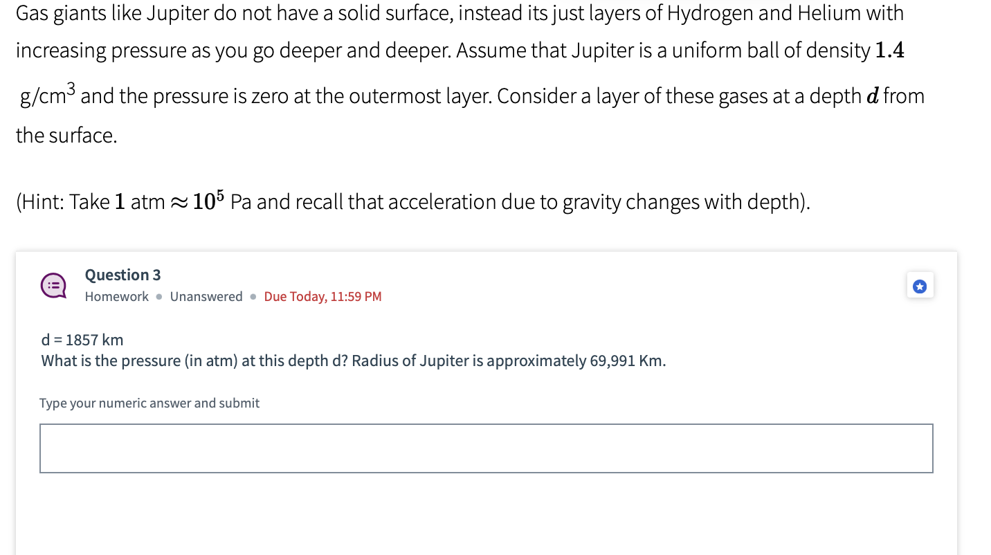 Solved Question 3 ﻿Homework * ﻿Unanswered * ﻿Due Today, | Chegg.com