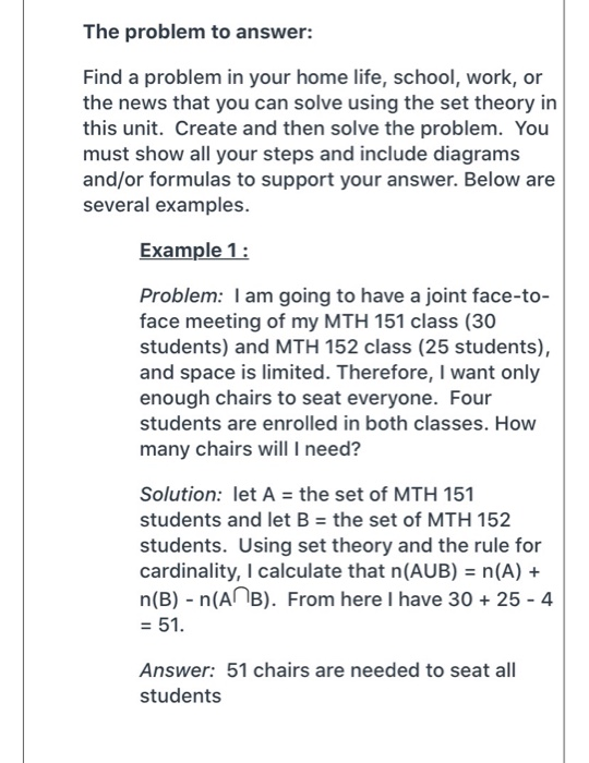 Solved The problem to answer: Find a problem in your home | Chegg.com