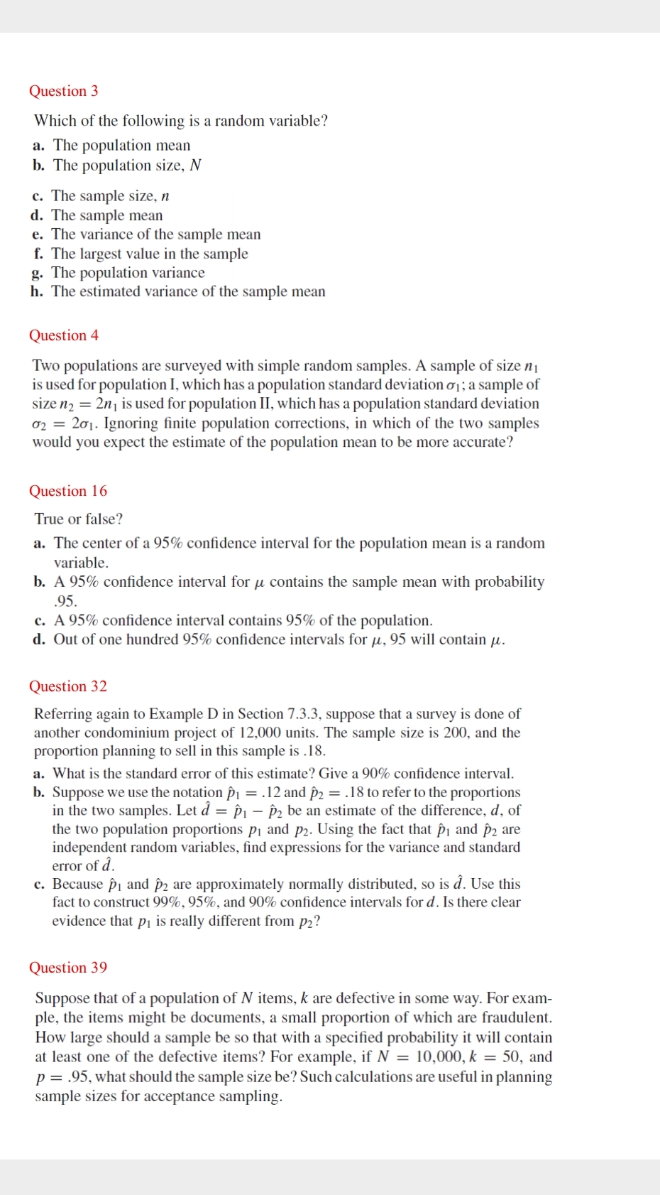 Solved Question 3Which of the following is a random | Chegg.com