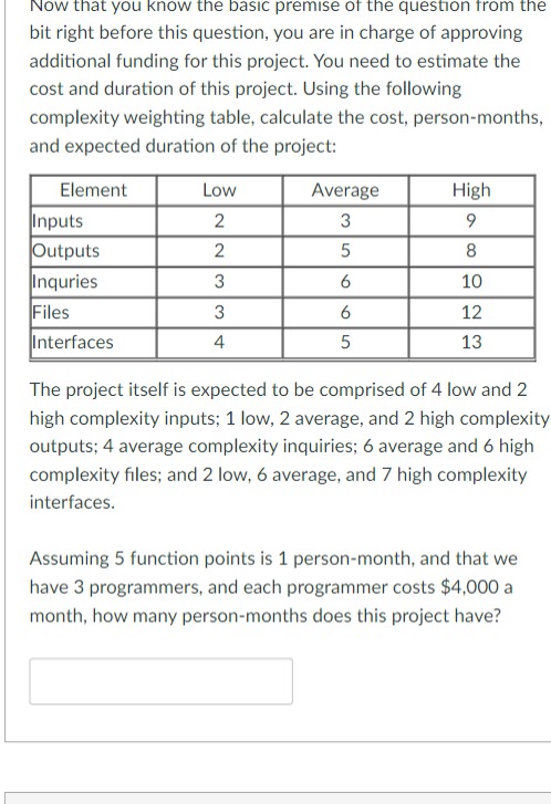 Solved Now that you know the basic premise of the question | Chegg.com