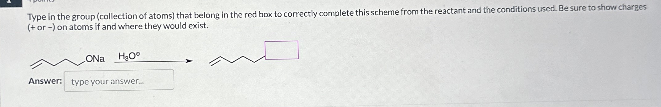 Solved How to solve Type in the group (collection of atoms) | Chegg.com