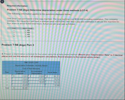 Solved 1Aequired informstionProblem 7.58 (Algo) ﻿Determine | Chegg.com