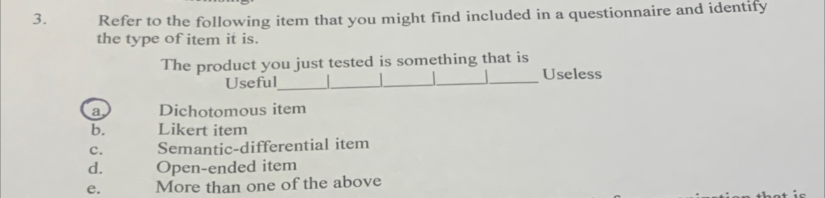 Solved Refer to the following item that you might find | Chegg.com
