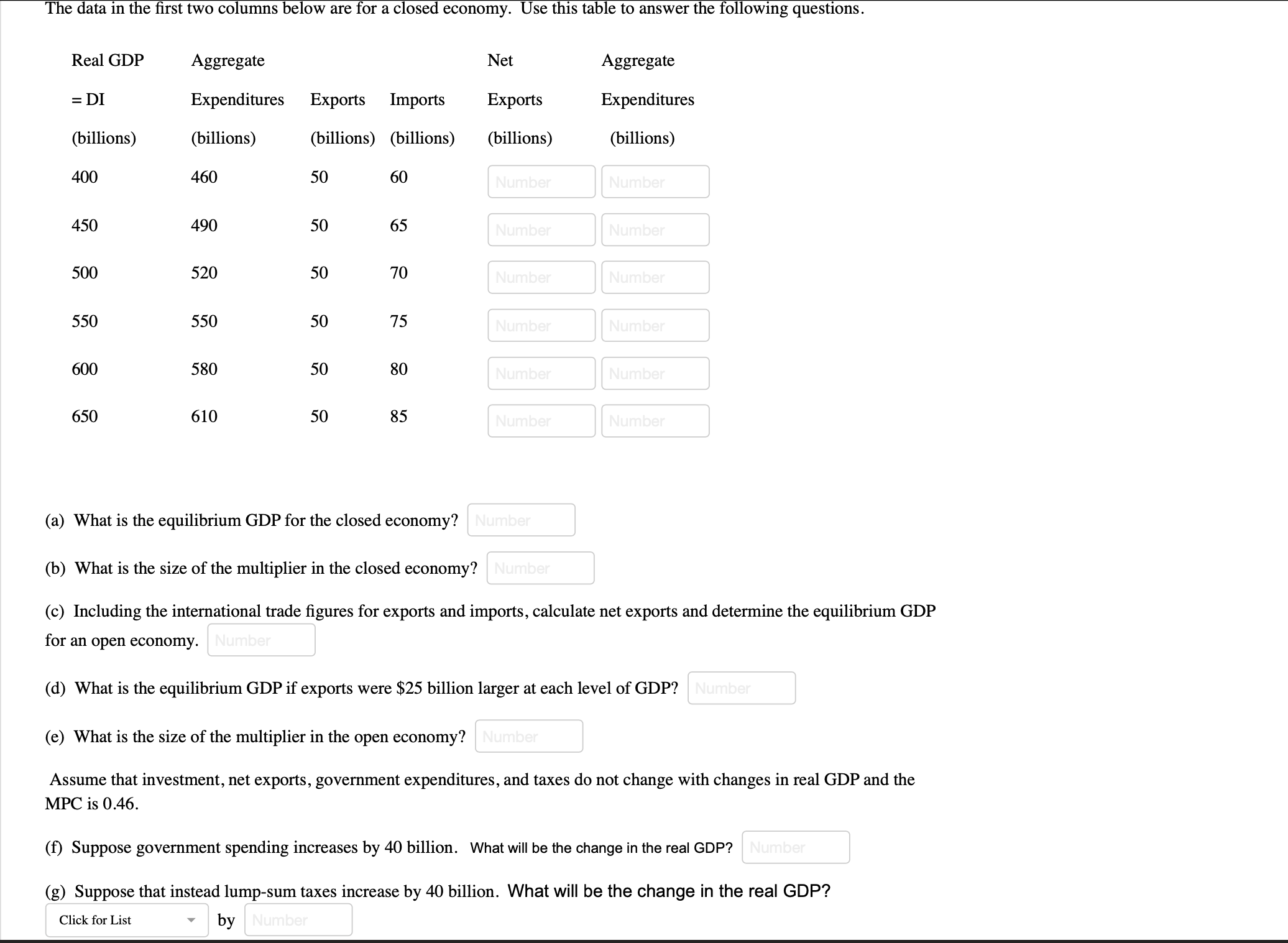 Solved The data in the first two columns below are for a | Chegg.com