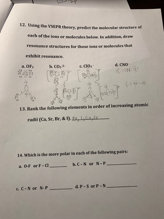 Solved 1. Write linear electron configurations for the | Chegg.com