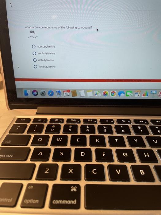 Solved 1. What is the common name of the following compound? | Chegg.com