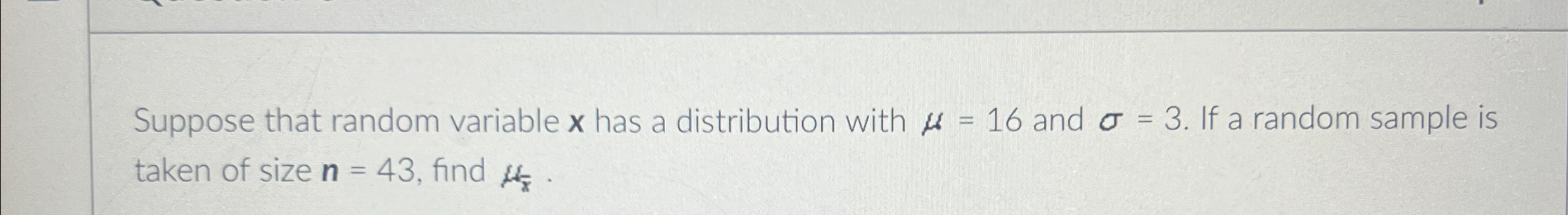 Solved Suppose that random variable x ﻿has a distribution | Chegg.com