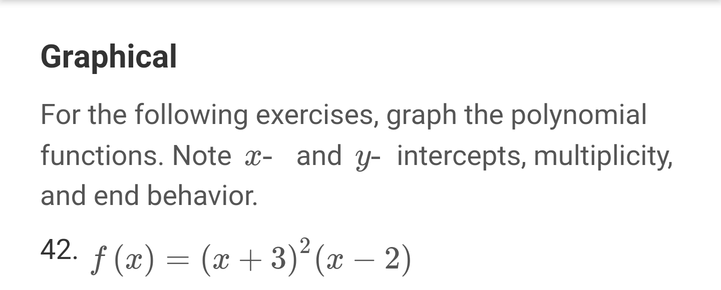Solved Graphical For the following exercises, graph the | Chegg.com