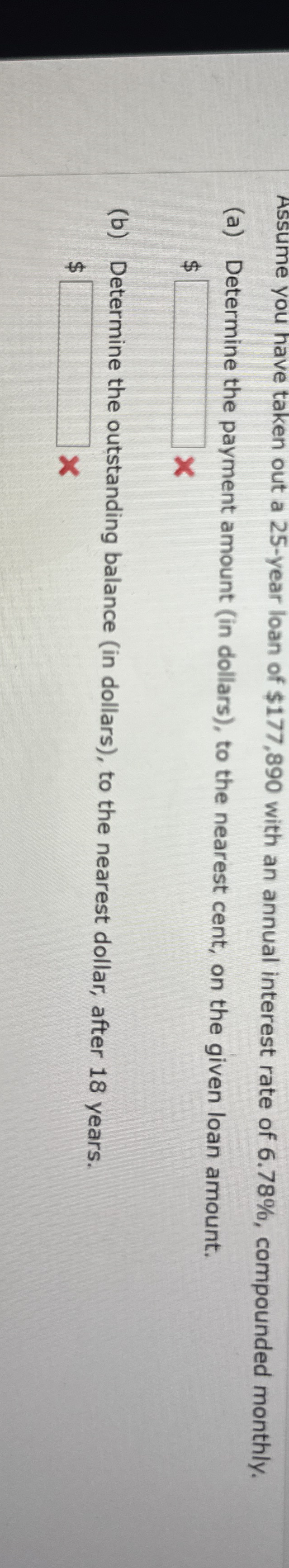 Solved by an EXPERT Assume you have taken out a 25- ﻿year loan of | Chegg.com