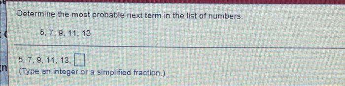 Solved Use the method of successive differences to determine | Chegg.com