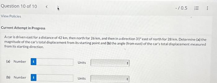 Solved Question 10 of 10 View Policies (a) Number