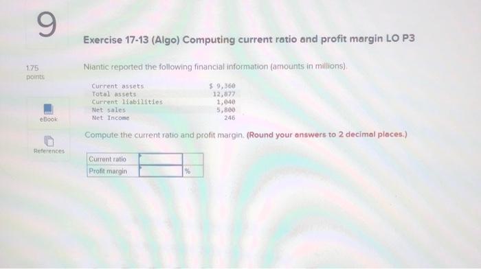 Exercise 17-12 (Algo) Analyzing effect of | Chegg.com